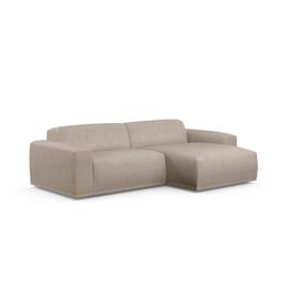 Trendmanufaktur Ecksofa &raquo;Braga, mit hochwertigem Kaltschaum, L-Form, in Cord erh&auml;ltlich&laquo; modernes Sofa, Couch mit hohem Sitzkomfort, 255/72/160 cm (B/