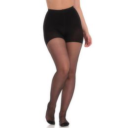 MAGIC BODYFASHION Damen MAGIC BODYFASHION Shaping-Strumpfhose &raquo;SPECTACULAR LEGS&laquo; 20 Shapewearstrumpfhose mit formenden Shorts schwarz S