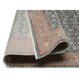 OCI DIE TEPPICHMARKE Teppich &raquo;GRAND FASHION 01&laquo; rechteckig 5 mm H&ouml;he blau Polyester