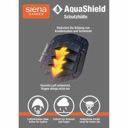 siena GARDEN Gartenm&ouml;bel-Schutzh&uuml;lle &raquo;AquaShield&laquo; grau Polyester