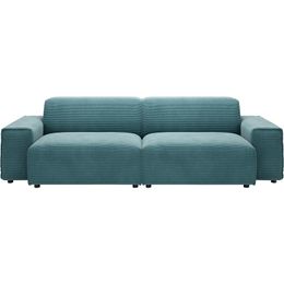 Home Affaire Big-Sofa &raquo;Glimminge auch in Breitcord, Feincord + Easy care-Bezug,&laquo; besondere Kedern&auml;hte Zierkissen blau 12% Polyaxryl, 88% Polyester