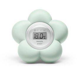 Philips Avent Badethermometer &raquo;SCH480/00&laquo; digitales Bad- und Raumthermometer gr&uuml;n Kunststoff Als sicheres Spielzeug wird der Tastsinn des Babies 