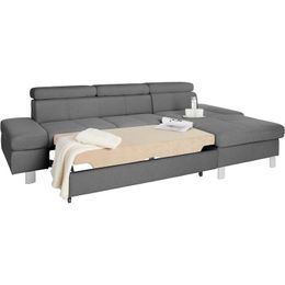 exxpo - sofa fashion Ecksofa &raquo;Fiji, hochwertige Detailverarbeitung, Breite 292cm, L-Form&laquo; bequem durch Kopf- und Armteilverstellung, wahlweise mit 
