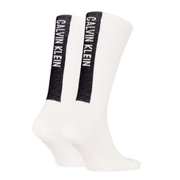 Calvin Klein Jeans Herren Socken &raquo;CKJ MEN SOCK 2P BACK LOGO&laquo; 2er Pack wei&szlig; - (40/46)