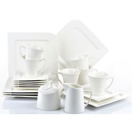 Retsch Arzberg Kaffeeservice &raquo;Geschirr-Set, Service Fantastic&laquo; 20 Teile, f&uuml;r 6 Personen beige Fine China-Porzellan