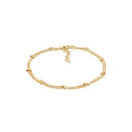 Elli Damen Armband &raquo;Layer Kugel Kettchen Basic Trend 925er Silber&laquo; gold