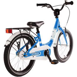 Bachtenkirch Kinderfahrrad &raquo;18" Baxi - blau&laquo; 1 Gang ohne Schaltung Packung, Alu Kinderfahrrad mit Vollausstattung, erh&auml;ltlich in 14/16/18 Zoll blau Kinderfahrrad