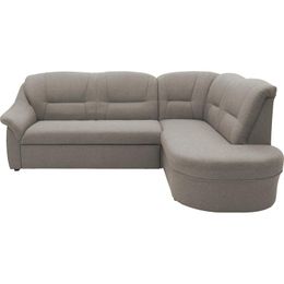 DOMO collection Ecksofa &raquo;Faenza f&uuml;r kleine R&auml;ume, Stellma&szlig;e 232x176cm, komfortabel, L-Form&laquo; mit Ottomane, zeitlos, elegante Armlehnen, wahlweise mit 
