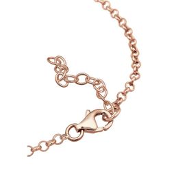Elli Damen Armband &raquo;Infinity Wei&szlig; 925 Silber Rosegold, mit Kristallen von Swarovski &laquo; rosa