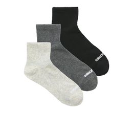 Jack & Jones Jack & Jones Herren Freizeitsocken &raquo;JACLUCA SHORT TENNIS SOCKS 3 PACK NOOS&laquo; Packung, 3 Stk. tlg. schwarz Einheitsgr&ouml;&szlig;e
