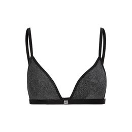 Hugo Underwear Damen HUGO Underwear Triangel-BH &raquo;LUREX 102657&laquo; mit HUGO Schriftzug schwarz XL, N-Gr