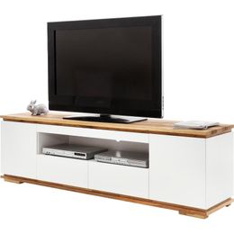 MCA furniture Lowboard &raquo;Chiaro&laquo; Breite ca. 202 cm wei&szlig; MDF, Massivholz