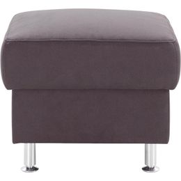 Sit & More sit&more Hocker &raquo;Cardoso&laquo; grau Luxus-Microfaser (90% Polyester, 10% Polyamid);Flachgewebe (100% Polyester);Struktur (100% Polyester)