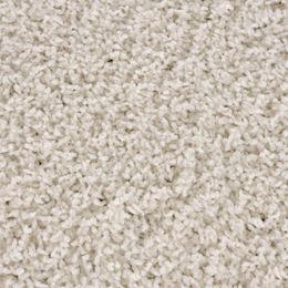 Sanat Hochflor-Teppich &raquo;LOCA&laquo; rund 30 mm H&ouml;he Wohnzimmer, Langflor, Shaggy, Schlafzimmer beige Kunstfaser
