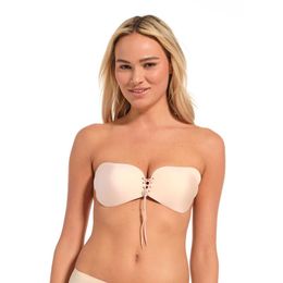 MAGIC BODYFASHION Damen MAGIC BODYFASHION Klebe-BH &raquo;Va-Va-Voom Bra&laquo; vorn mit Schn&uuml;rung rosa Cup E