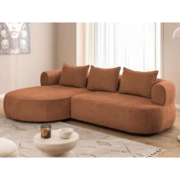 Home Affaire Ecksofa &raquo;LUSSAC L-Form Design-Sofa mit Zierkissen, Ma&szlig;e B/T/H: 257/159/78 cm&laquo; hoher Sitzkomfort und modernes Design, Sofa ohne 