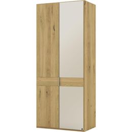Musterring Dreht&uuml;renschrank &raquo;Savona, Kleiderschrank, Schrank, Garderobe, teilmassiv Eiche&laquo; mit T&uuml;rd&auml;mpfern, mit Spiegel oder Glas, extra B&ouml;den, MADE IN GERMANY, 