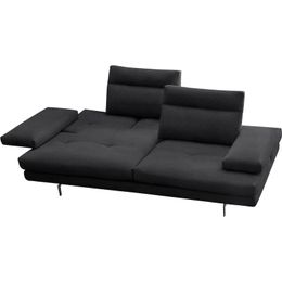 Calia italia 3,5-Sitzer &raquo;Toby Wing, italienisches Designsofa, super bequem, Megasofa&laquo; inkl. Sitztiefenverstellung und Armteilfunktion, F&uuml;&szlig;e in Schwarz