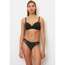 Marc O'Polo Marc O'polo Damen Marc O'Polo Bikinislip &raquo;Sheer & Opaque&laquo; mit halbtransparenten Eins&auml;tzen schwarz L