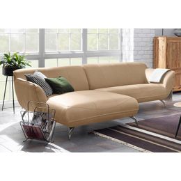 GUTMANN FACTORY Ecksofa &raquo;Venezuela&laquo; braun Leder