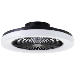 Brilliant LED Deckenleuchte &raquo;Siano&laquo; LED-Modul 1 Stk. warmwei&szlig; - kaltwei&szlig; LED-Ventilator, dimmbar, CCT, 48 cm, 4400 lm