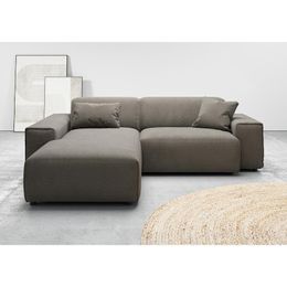 Home Affaire Ecksofa &raquo;Glimminge L-Form auch in Breitcord, Feincord + Easy care-Bezug,&laquo; Breite 234, Zierkissen grau 95% Polyester, 5% Nylon