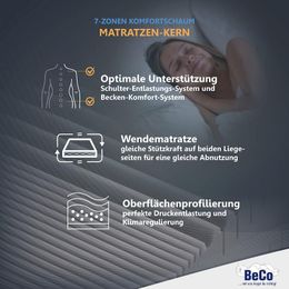 Beco Komfortschaummatratze &raquo;Matratze Selection MF, Matratze in 90x200 cm und weiteren Gr&ouml;&szlig;en&laquo; Raumgewicht: 27 kg/m&sup3; 1 Stk. tlg. Matratze in zwei H&ouml;hen 14 