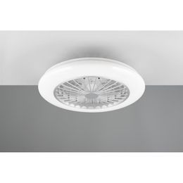 REALITY LEUCHTEN LED Deckenleuchte &raquo;Stralsund Deckenventilator&laquo; LED-Board 1 Stk. Farbwechsler warmwei&szlig; - kaltwei&szlig; Deckenlampe, Ventilator 3 Stufen, 
