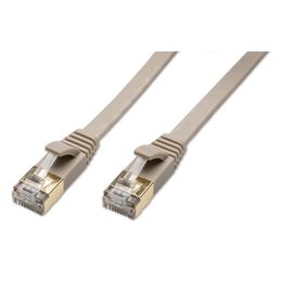 Captiva Computer-Kabel &raquo;Kabel Patchkabel CAT 8 Kabel f&uuml;r Netzwerk, LAN und Ethernet 10m grau&laquo;