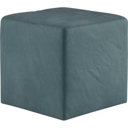 COTTA Hocker &raquo;Cuby&laquo; Sitzw&uuml;rfel, Cube, Sitzhocker blau 100% Polyester