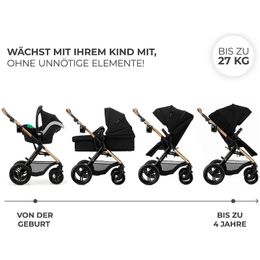 Kinderkraft Kombi-Kinderwagen &raquo;MOOV 2 XL&laquo; 27 kg mit Luftreifen Kombi-Kinderwagen