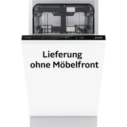 Gorenje vollintegrierbarer Geschirrsp&uuml;ler &raquo;GV 583C10&laquo; 8 l 10 Ma&szlig;gedecke TotalDry autom. T&uuml;r&ouml;ffnung silber 3 Spr&uuml;harme