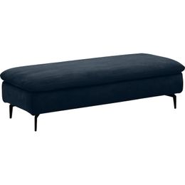 W.Schillig Ecksofa &raquo;valentinoo, Designsofa, bequem, elegant und zeitlos, L-Form&laquo; inklusive Hocker, mit Sitztiefenverstellung, Breite 299 cm blau 