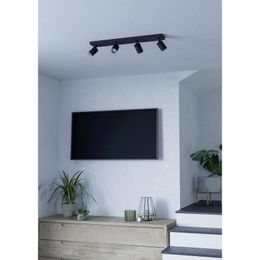 Eglo Deckenleuchte &raquo;MELITELLO-Z Spotlampe - Alu, Stahl - LED - 4X3,7W - IP20&laquo; LED-Modul 1 Stk. Kaltwei&szlig; Neutralwei&szlig; RGB Warmwei&szlig; Wandleuchte, Wandspot