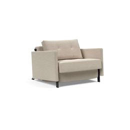 INNOVATION LIVING Sessel &raquo;CUBED 90 mit Armlehnen, Schlafsessel Breite 104cm,&laquo; beige