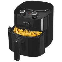 Exquisit Hei&szlig;luftfritteuse &raquo;FR 6502 sw&laquo; 1300 W schwarz Hei&szlig;luftfritteuse