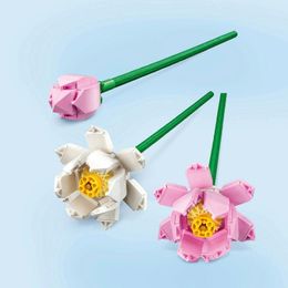 Lego Konstruktionsspielsteine &raquo;Lotusblumen (40647), Botanicals&laquo; Made in Europe bunt Konstruktionsspielsteine
