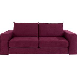 LOOKS by Wolfgang Joop 3,5-Sitzer &raquo;Looksv&laquo; Verwandlungssofa: aus Sofa wird Sofa mit 2 Hockern lila