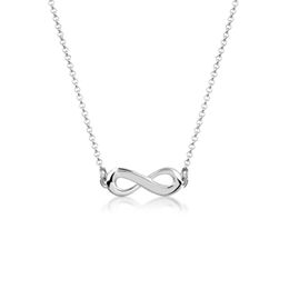 NENALINA Damen Kette mit Anh&auml;nger &raquo;Infinity Unendlichkeit Symbol 925 Silber&laquo; silber