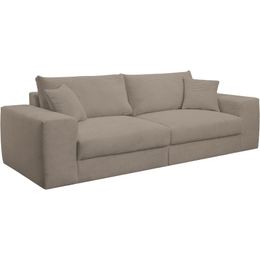 WERK2 Big-Sofa &raquo;Rozzana Mega Sofa mit viel Platz, aktuelle Bez&uuml;ge. Breite 246cm&laquo; mit losen R&uuml;ckenkissen, gem&uuml;tlich, in Cord, Breitcord und Pl&uuml;sch 