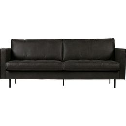 Woood 2,5-Sitzer &raquo;Rodeo Classic&laquo; frei im Raum stellbar, mit recyceltem Leder, H 83 cm x B 230 cm schwarz