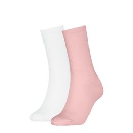 Calvin Klein Jeans Damen Socken &raquo;CKJ WOMEN SOCK 2P BACK LOGO&laquo; 2er Pack, 2 Paar tlg. pink - (37/41)