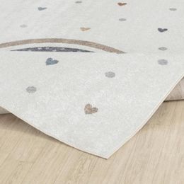 Kinderteppich &raquo;ARCADIA&laquo; rechteckig 6 mm H&ouml;he Kids beige Kunstfaser