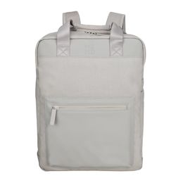 Harbour 2nd Damen Harbour 2nd Notebookrucksack &raquo;Hamburg XL&laquo; Tagesrucksack Arbeitsrucksack Schulrucksack grau