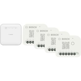 Bosch Smart-Home Starter-Set &raquo;Beschattung 1x Controller II & 4x Licht-/Rollladensteuerung&laquo; wei&szlig; Bestehende Schalter bleiben nutzbar: Behalten Sie die 