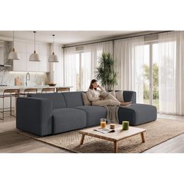 RAUM.ID Ecksofa &raquo;Merid L-Form, B: 295 cm - OTTO. Verl&auml;ssliche Qualit&auml;t.&laquo; jederzeit durch Module erweiterbar grau 100% Polyester