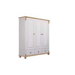OTTO home W&auml;scheschrank &raquo;Tessin&laquo; 2 Breiten: 90/128 cm H/T ca. 140/38 cm, aus massiver Kiefer, in 2 Breiten, viel Stauraum, FSC zertifiziert wei&szlig; 