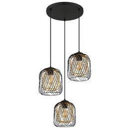 Globo LIGHTING H&auml;ngeleuchte &raquo;DICHTI&laquo; E27 1 Stk. H&auml;ngelampe/Pendelleuchte/Esszimmer/Wohnzimmer/Esstisch
