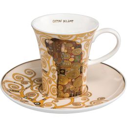 Goebel Espressotasse &raquo;Die Erf&uuml;llung&laquo; von Gustav Klimt bunt Fine China-Porzellan
