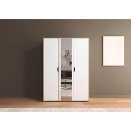 Rauch Dreht&uuml;renschrank &raquo;Kleiderschrank Schrank Garderobe W&auml;scheschrank NARAI mit Spiegel&laquo; in 3 verschiedenen Ausstattungen BASIC/CLASSIC/PREMIUM, 